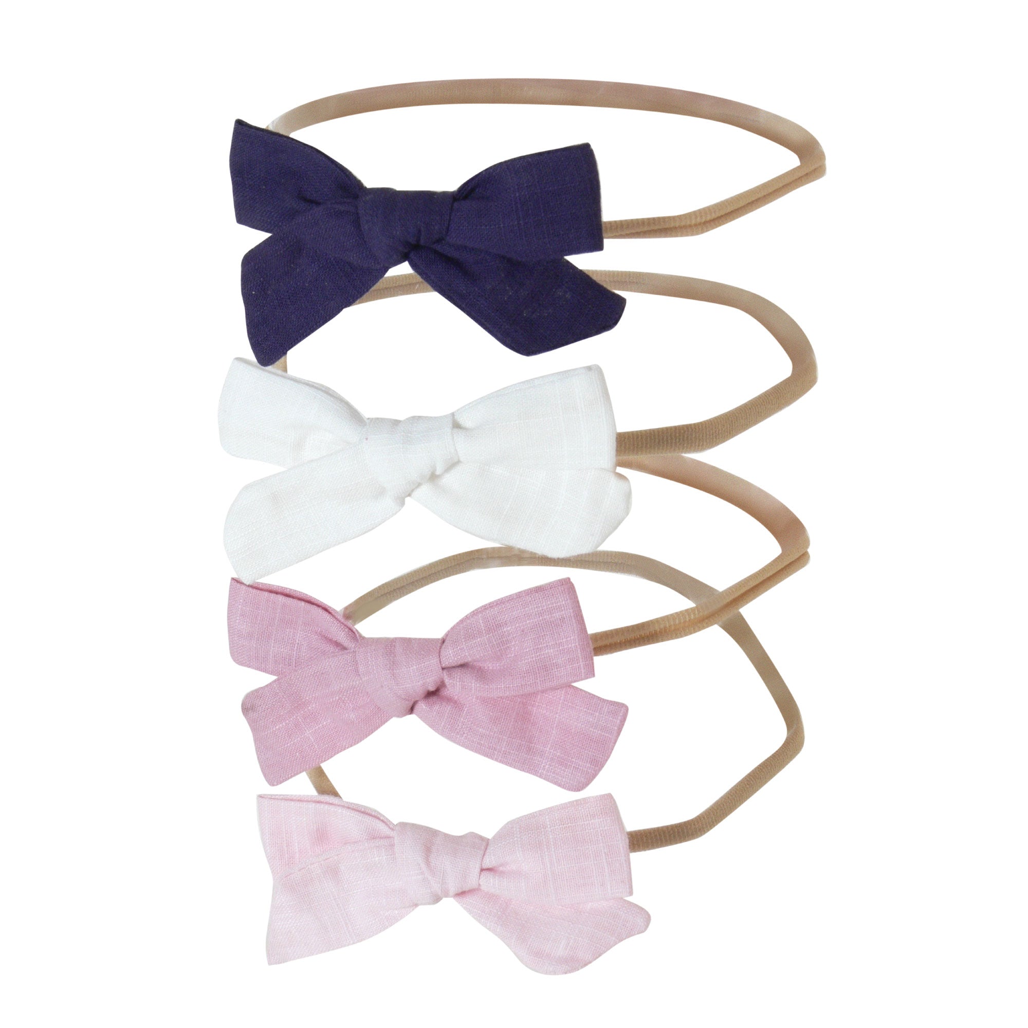 Linen Shoelace Bow Headband – Bows Arts