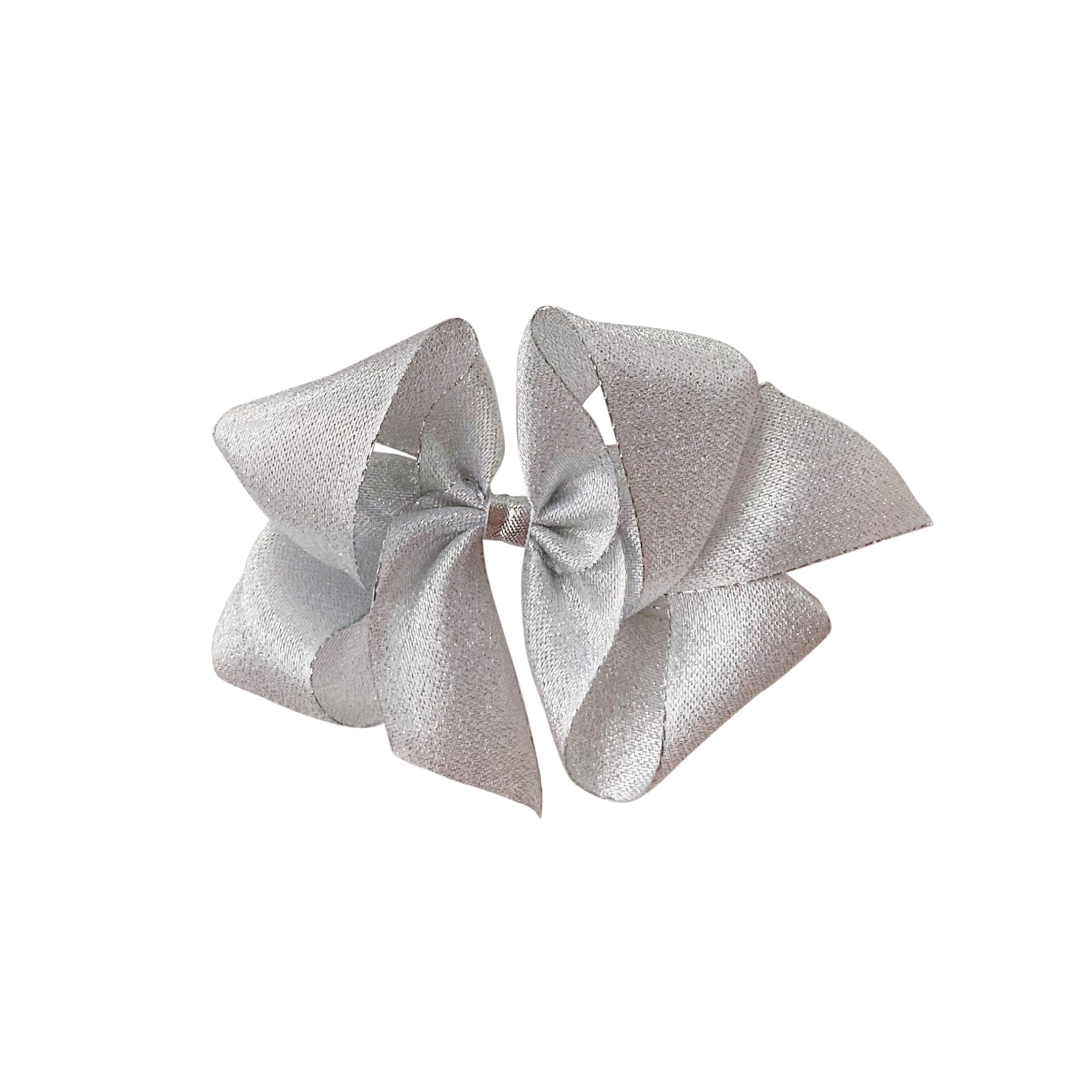 Big Silver Twinkle Metallic Bow – Bows Arts