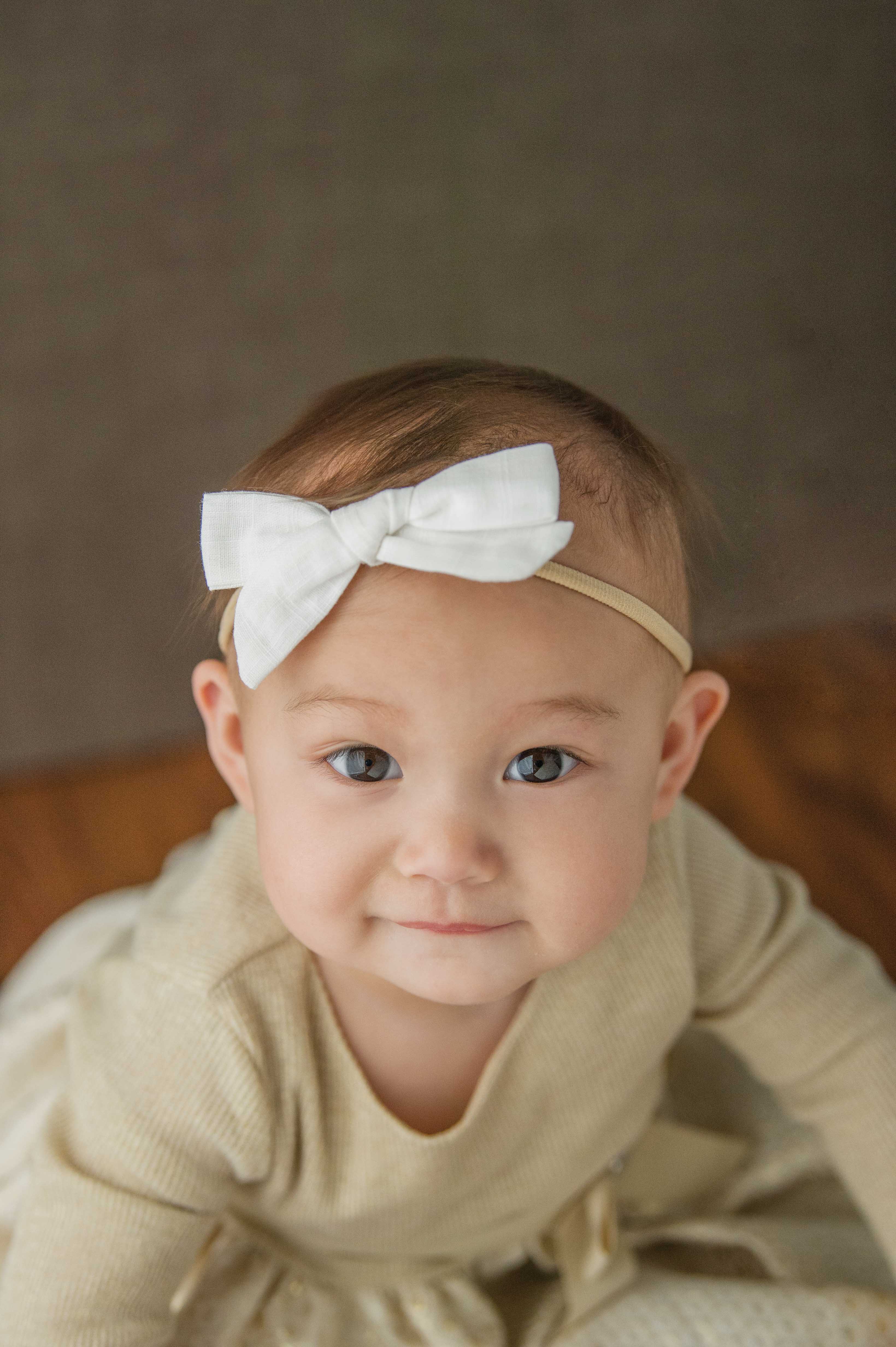 Linen Shoelace Bow Headband – Bows Arts